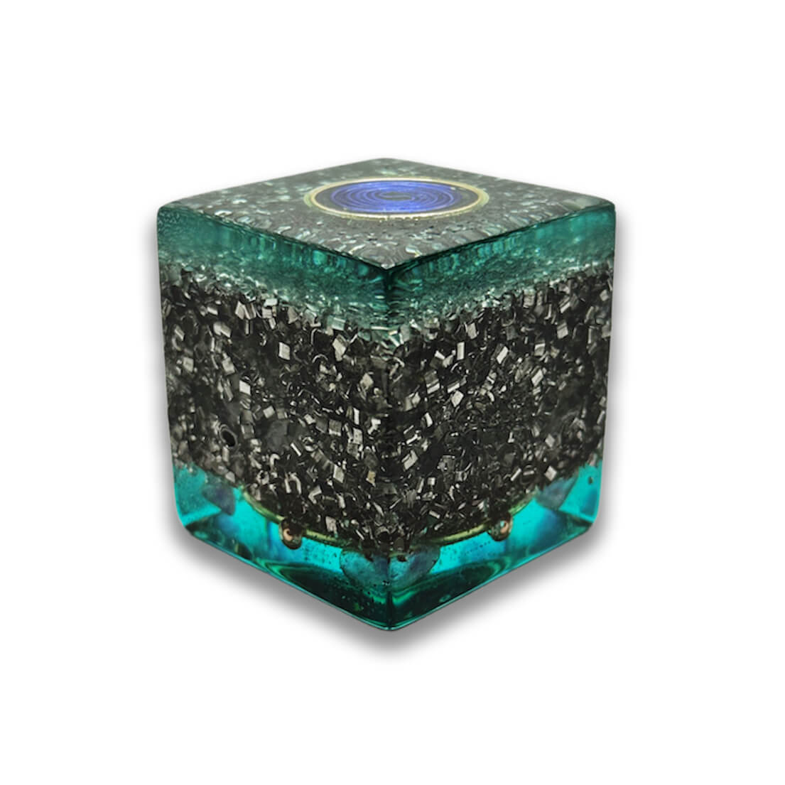 Dual Coil Tower Buster Orgonite Cube Orgone Generator